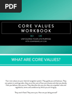 Values Checklist - Russ Harris | PDF | Curiosity | Humility