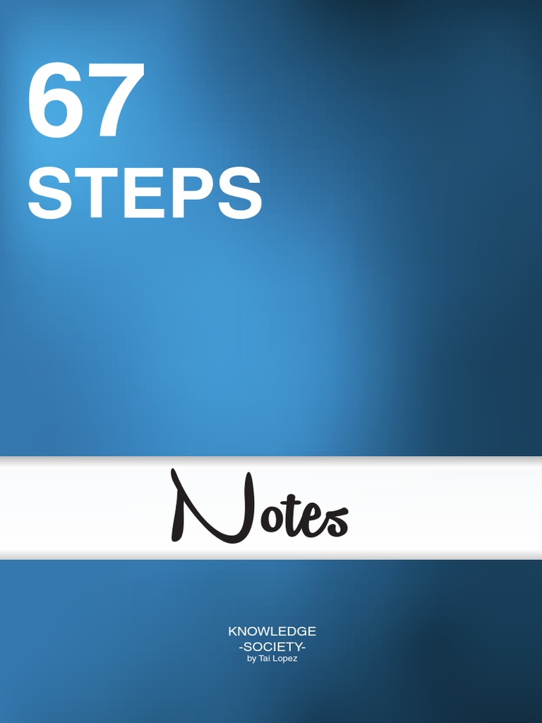 The 67 Steps Notes PDF | PDF