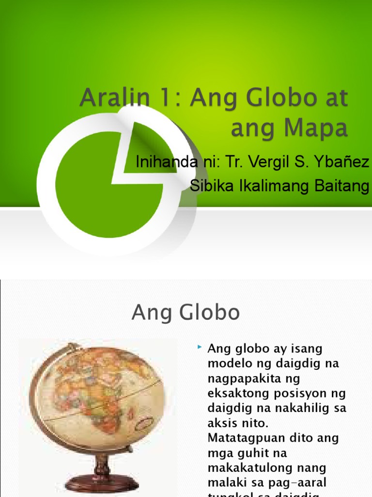Ang Globo at Ang Mapa | PDF