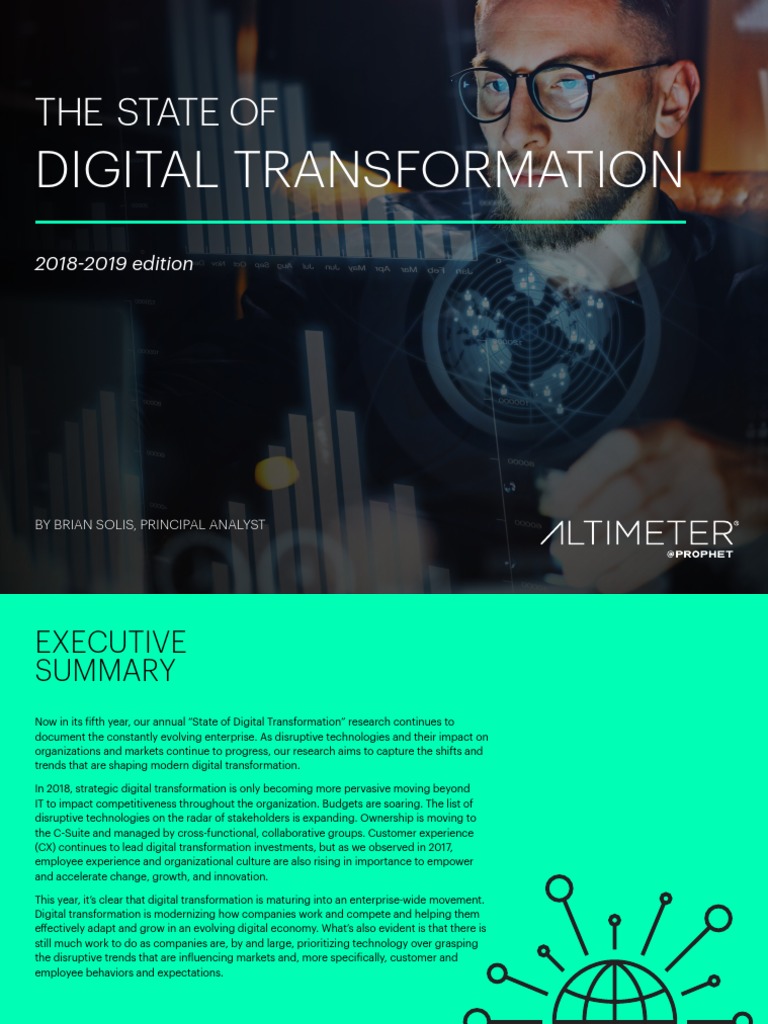 THE State Of: Digital Transformation | Download Free PDF | Chief ...