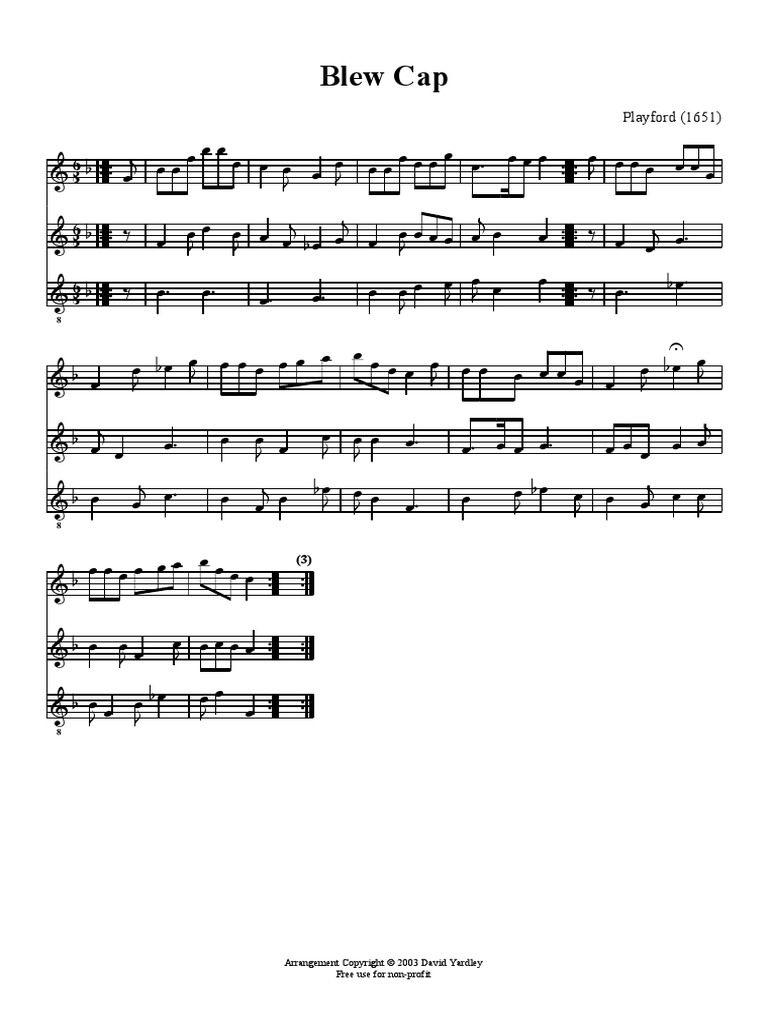 Playford Blew Cap David | PDF