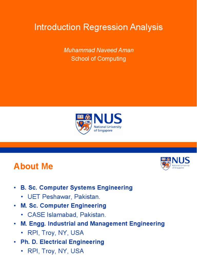 Intro Regression | PDF