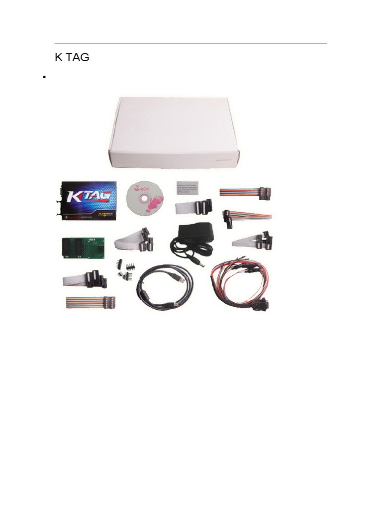K Tag | PDF | Hardware de la computadora | Electrónica