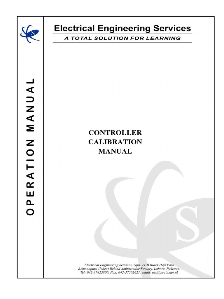 Controller Calibration Manual | PDF | Calibration | Parameter (Computer Programming)