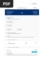 Bus Ticket Format in Word | PDF