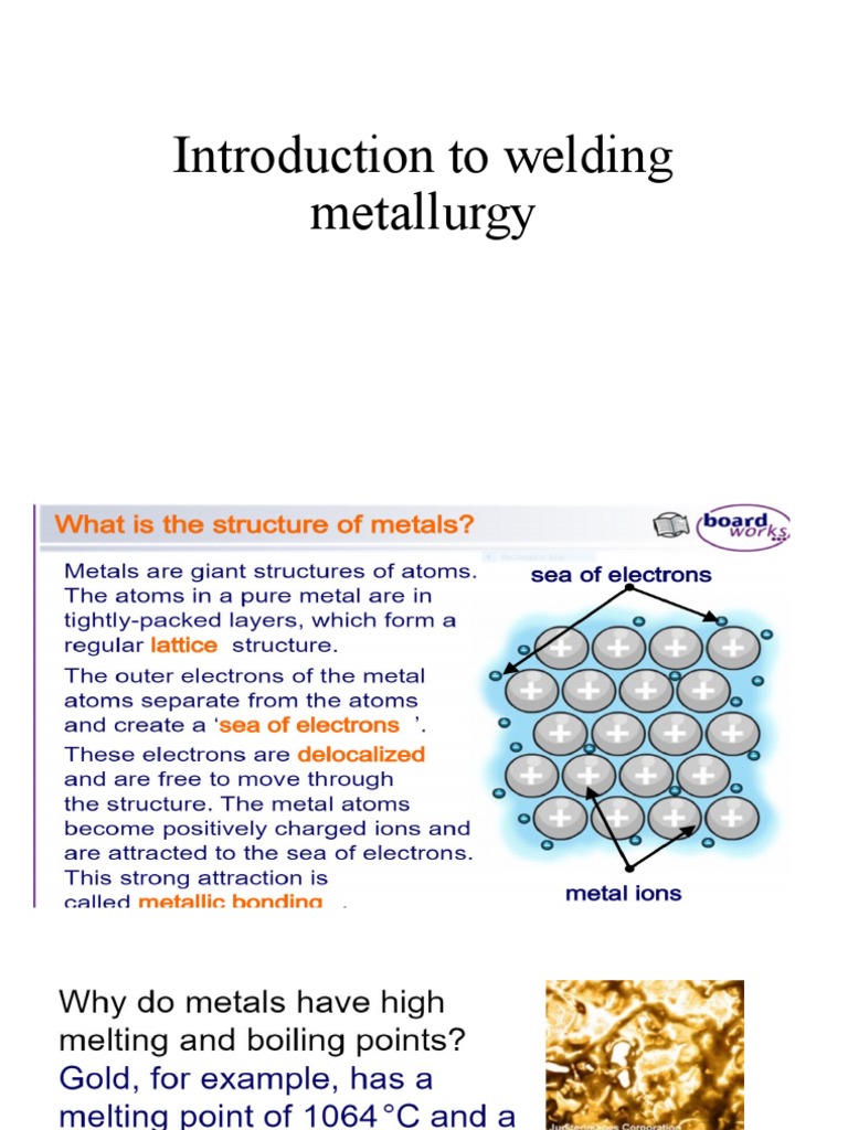 Introduction To Welding Metallurgy | PDF | Technology & Engineering
