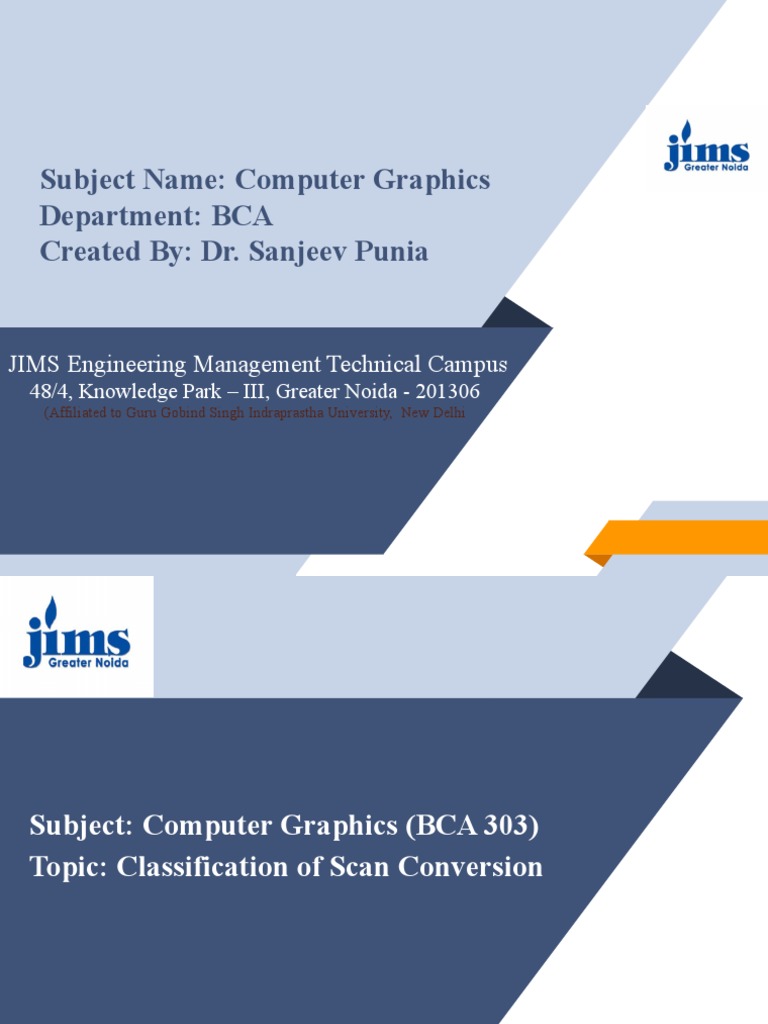 Classification of Scan Conversion | PDF | Discrete Mathematics ...