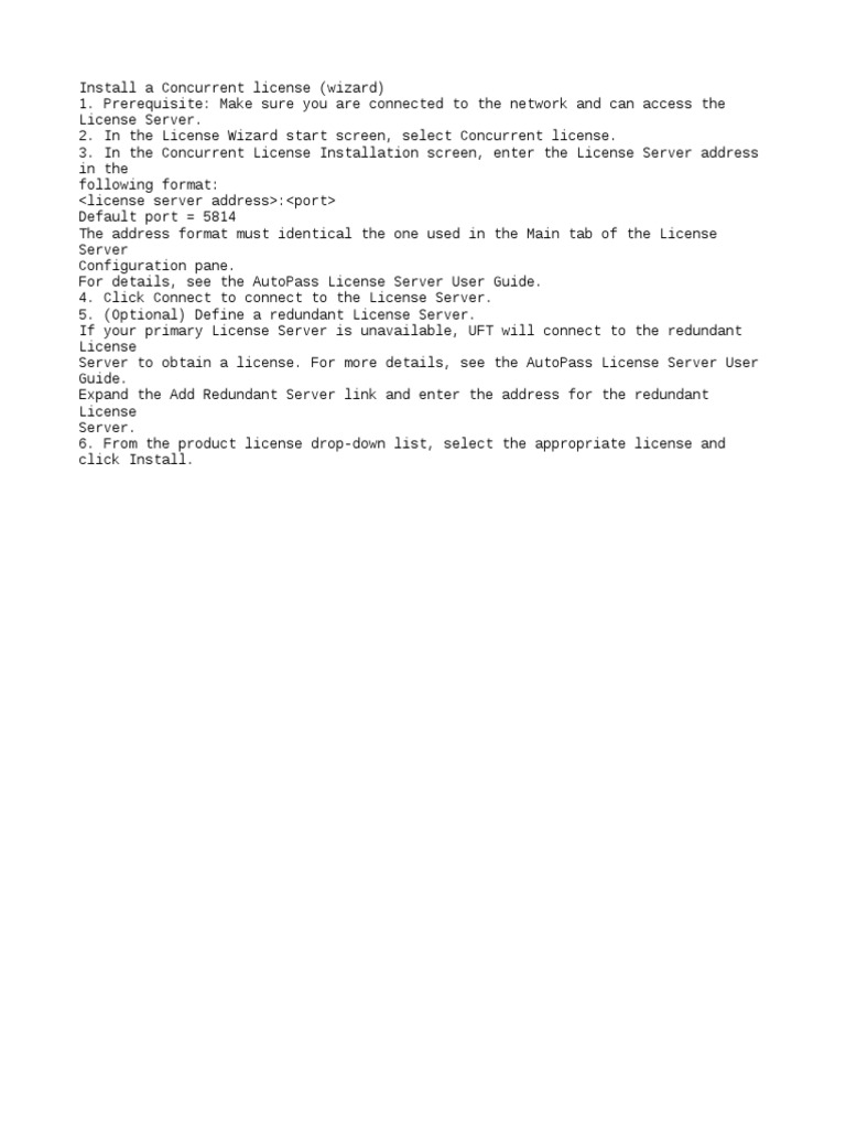 Install Concurrent License Guide | PDF | Computers