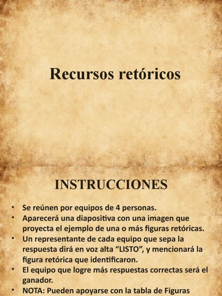 Actividades sobre Figuras Retóricas | PDF | La lingüística aplicada ...