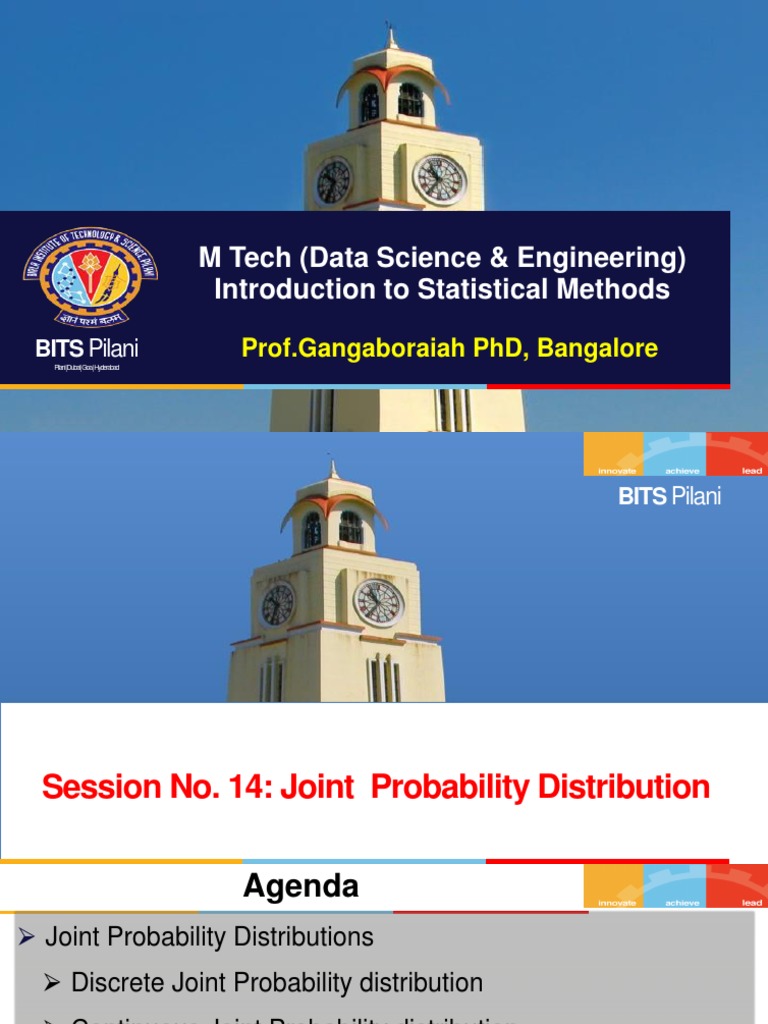 Session 14 - Joint Probability Distributions (GbA) PDF | PDF ...