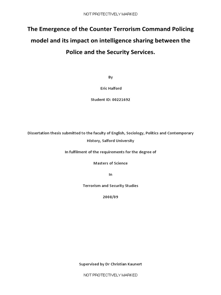 PDF PDF | PDF | Counter Terrorism | Mi5
