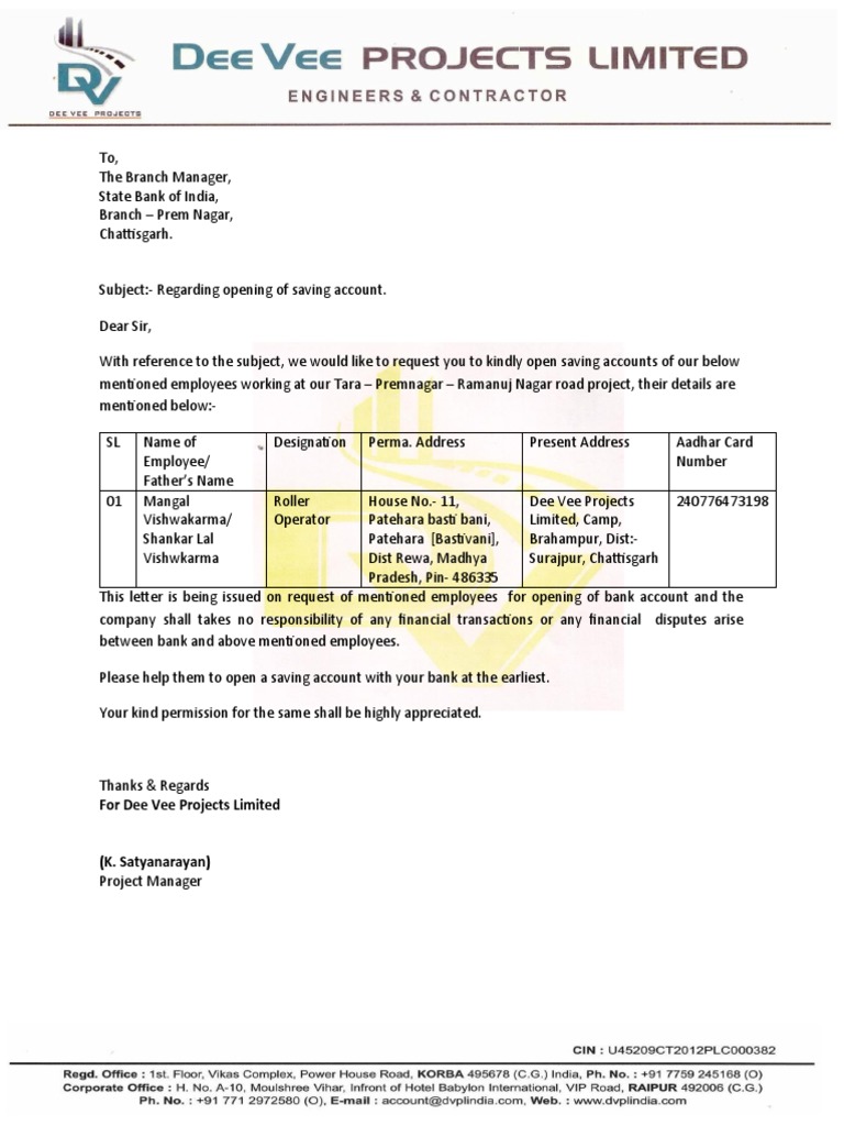 D V Letter Head | PDF