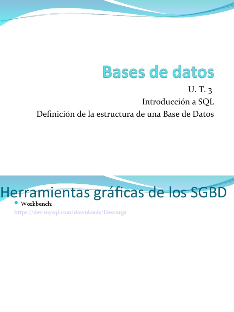 Herramientas Graficas SGBD | PDF | SQL | Bases de datos