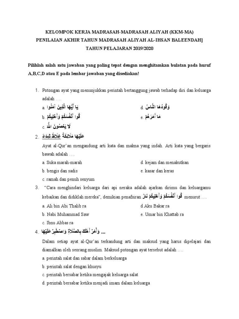 Soal Bapak | PDF