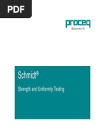 Schmidt Test Hammers Chart | PDF