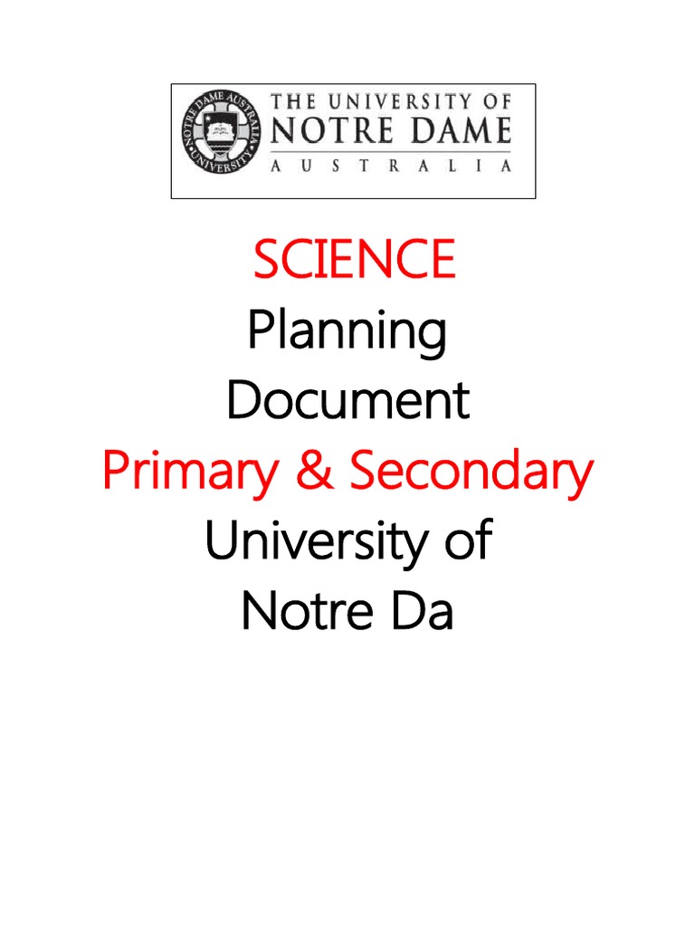Science Forward Planning Document 2 | PDF | Educational Assessment | Curriculum
