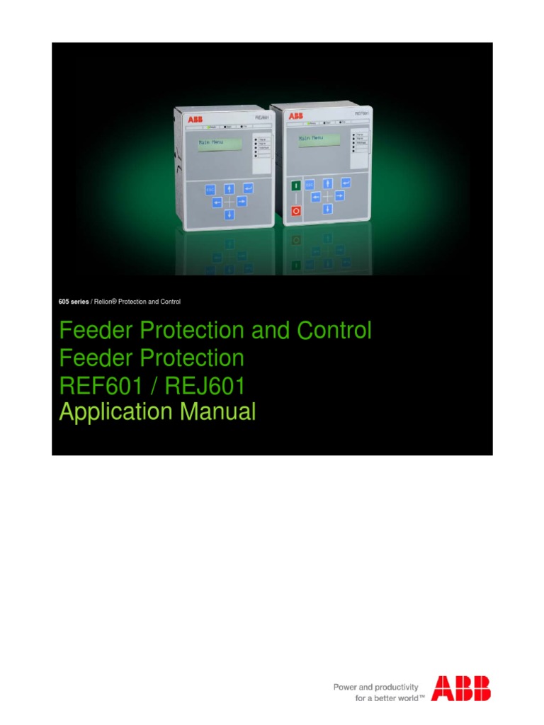 REF601 Um 1MDU07212-YN ENc | PDF | Electromagnetic Compatibility | Relay