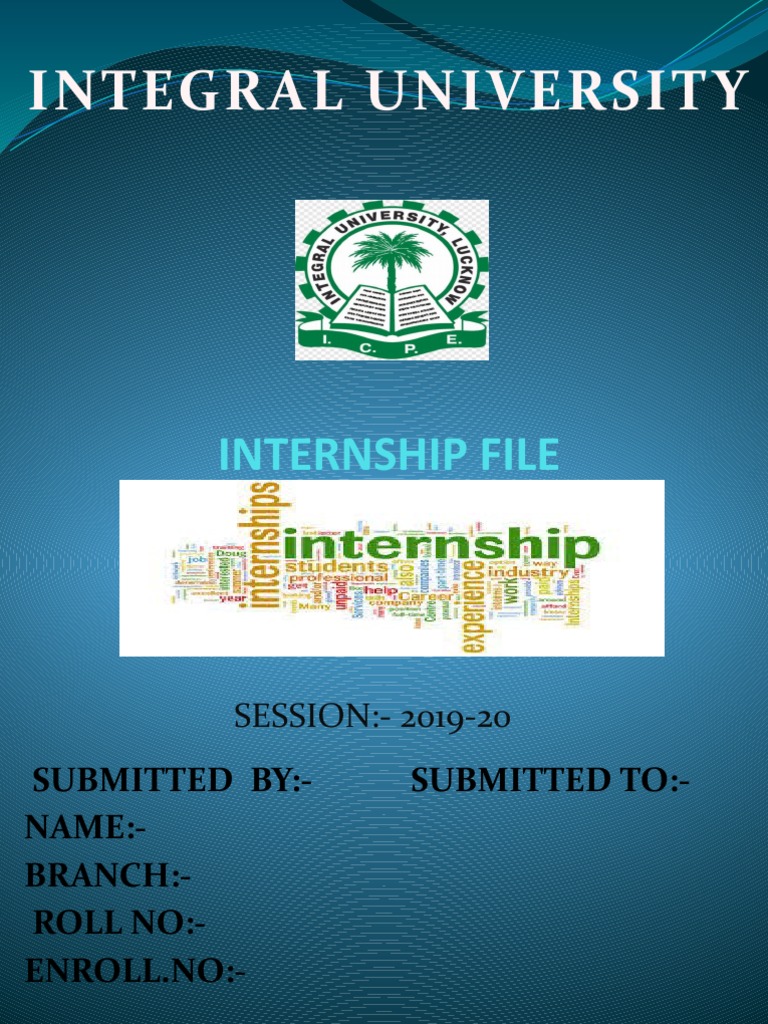 Internship File | PDF