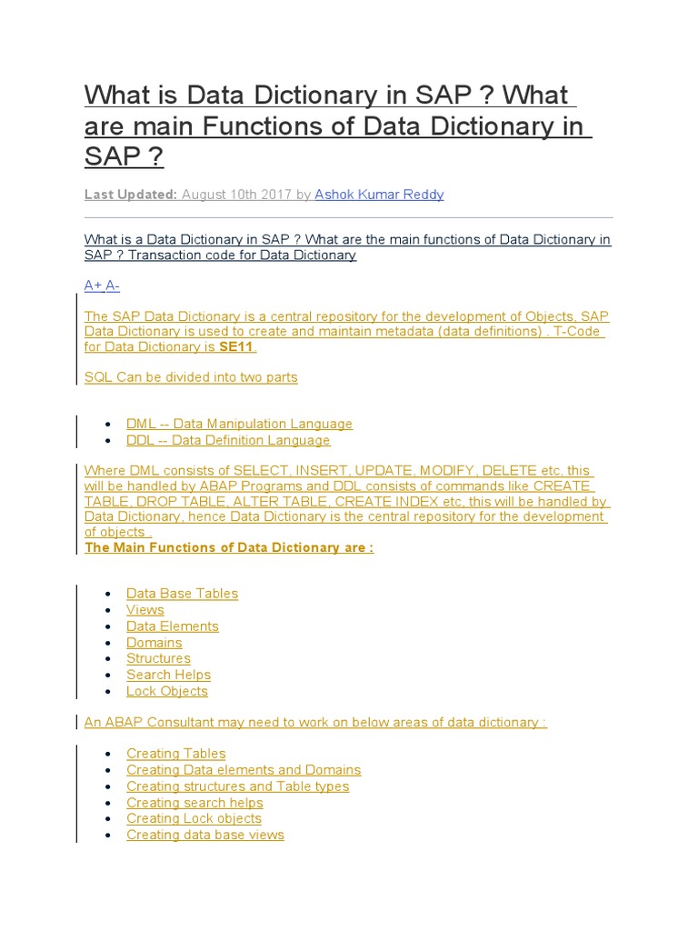 ABAP Tutotrial | PDF | Database Index | Databases