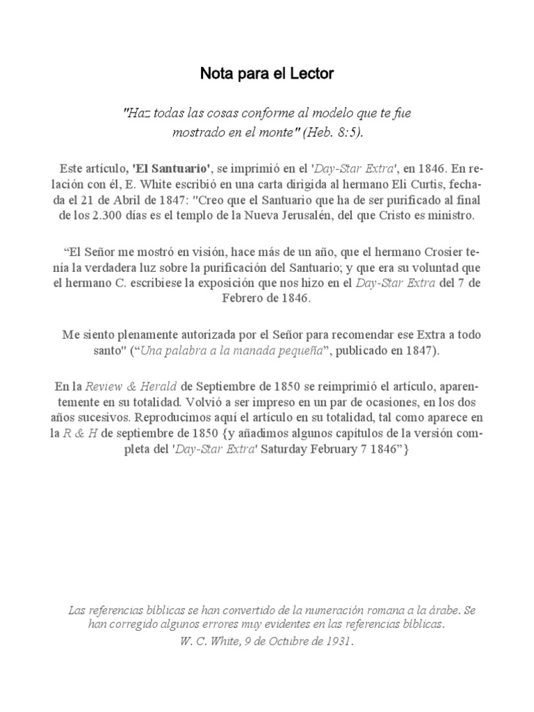 El Santuario, O R L Crosier Completo Ob | PDF | Arca de la Alianza ...