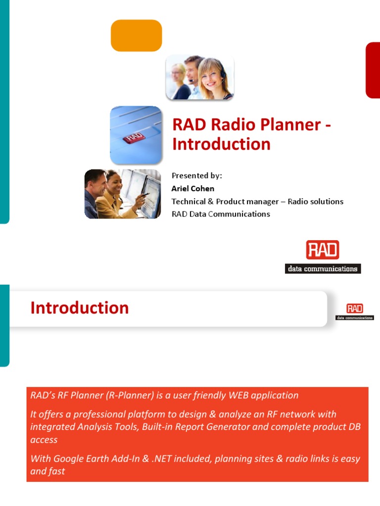 RAD Radio Planner - : Presented By: Technical & Product Manager - Radio ...