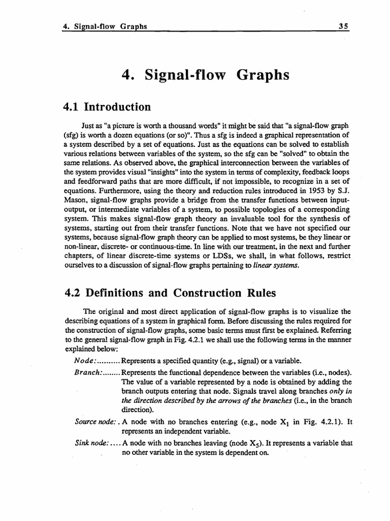 Signal-Flow Graphs PDF | PDF | Theoretical Computer Science | Mathematical Relations