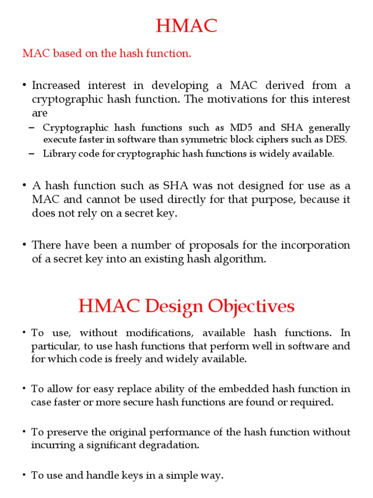 MAC Based On The Hash Function | PDF | Cryptography | Applied Mathematics