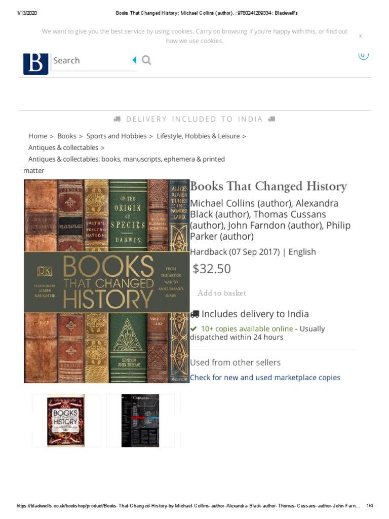 Books That Changed History - Michael Collins | PDF | Books | Cyberspace