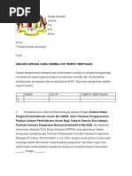 Contoh Surat Permohonan Sebut Harga | PDF