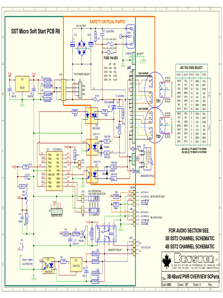 Soft Start PCB Schematic Overview | PDF