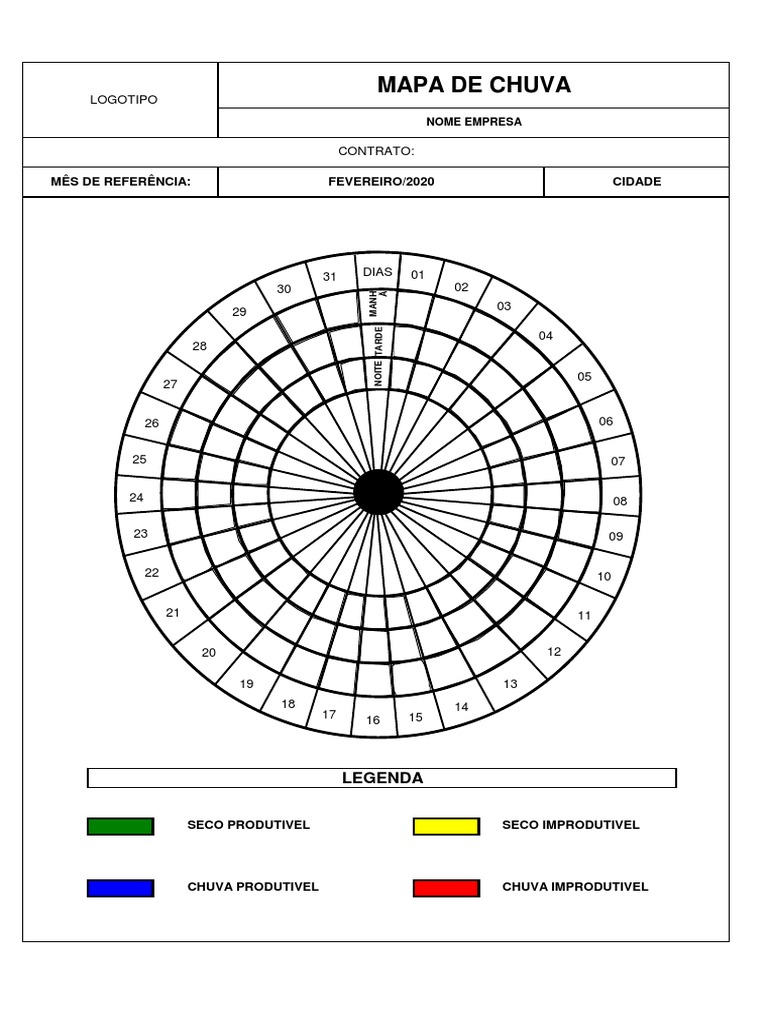 Mapa de Chuva para Controle de Obras | PDF