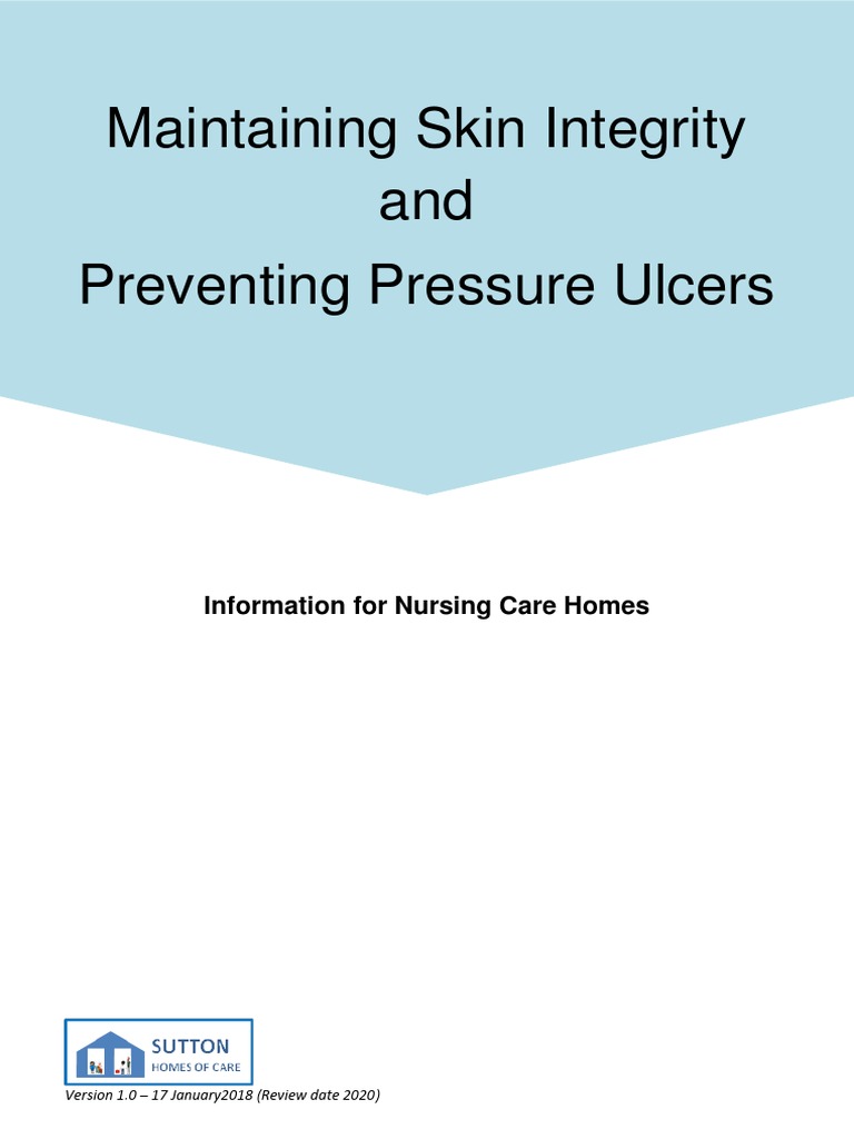 Maintaining Skin Integrity and Preventing Pressure Ulcers - Information ...