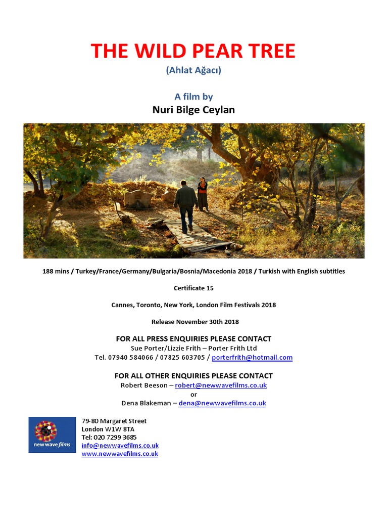 The Wild Pear Tree New Wave Press Book | PDF