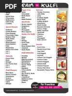 Amul Icecream Chart | PDF | Foods | Desserts