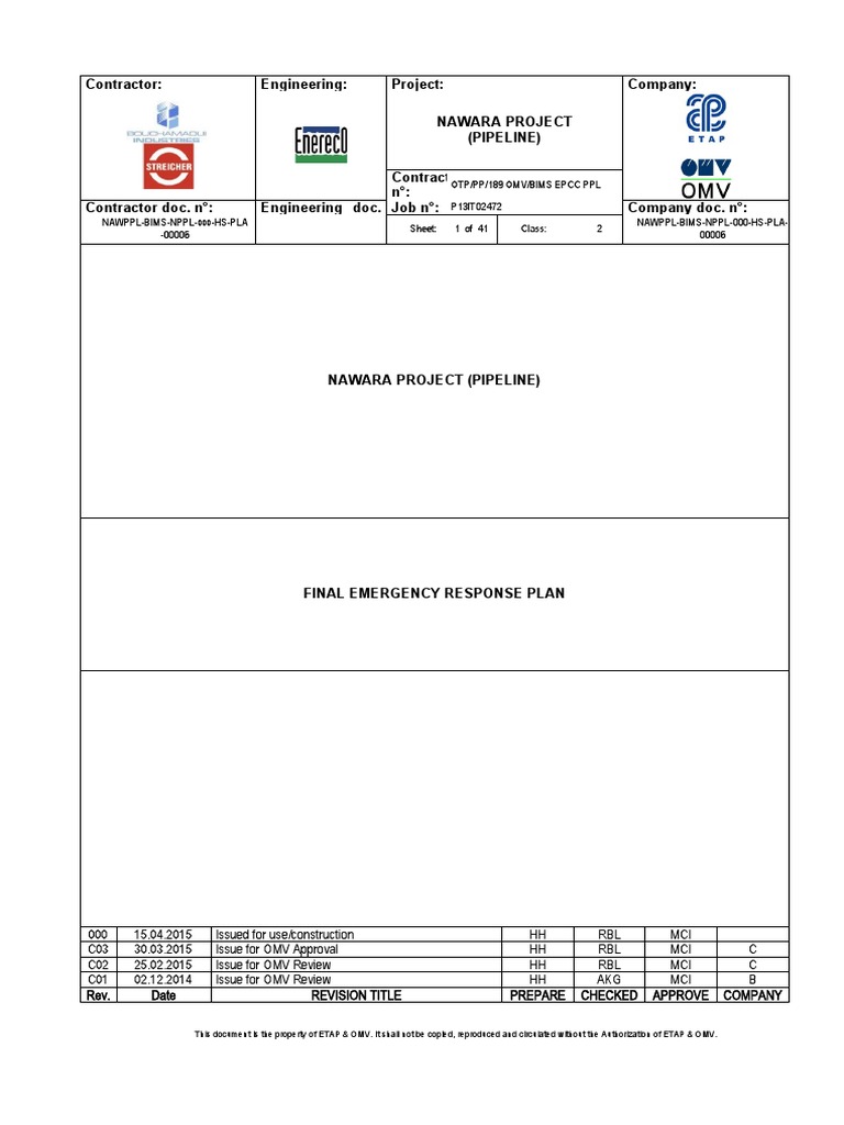 NAWPPL-BIMS-NPPL-000-HS-PLA-00006 - 000 - Final Emergency Response Plan ...