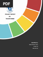 Project On Transformers Class XII | PDF | Transformer | Electromagnetic ...