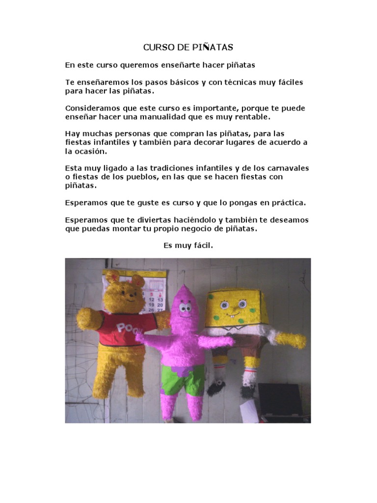 Arma Tu Piñata | PDF | Papel | Color