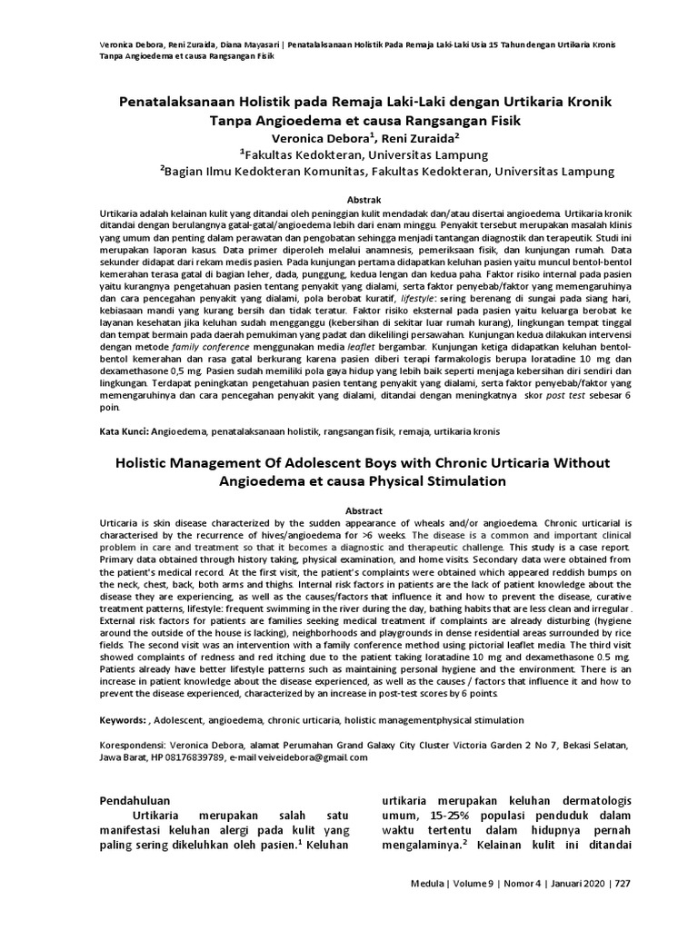 Jurnal Urtikaria | PDF
