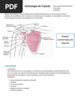 Signe de l'épaulette en traumatologie | PDF | Épaule | Appareil locomoteur