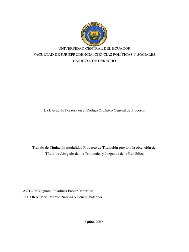 Titulos de Ejecución | PDF | Jurisdicción | Evidencia (ley)