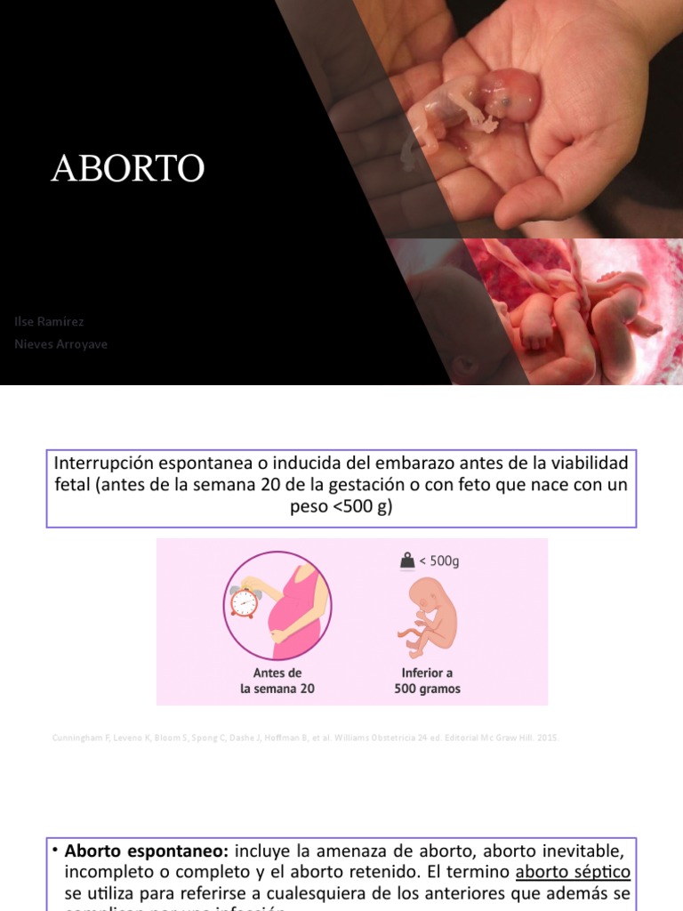 Tipos de Aborto | PDF | El embarazo | Aborto