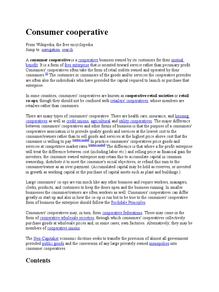 Consumer Co-op Guide: Learn About Co-op Models, Benefits & Examples ...