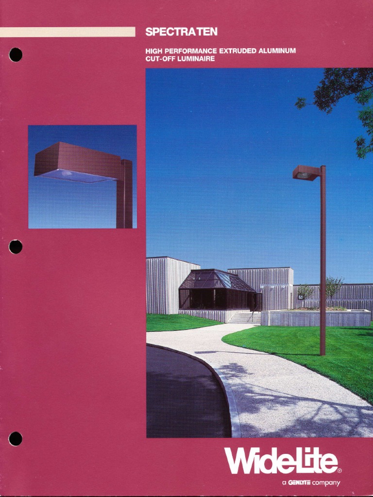 Wide-Lite Spectra Ten Series Brochure 1992 | PDF | Lighting | Interior ...