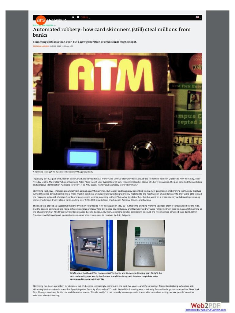 Bank Robber Guide (Actual) | PDF | Emv | Smart Card
