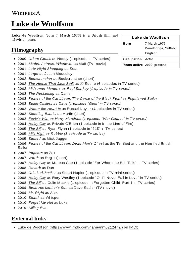 Luke de Woolfson | PDF