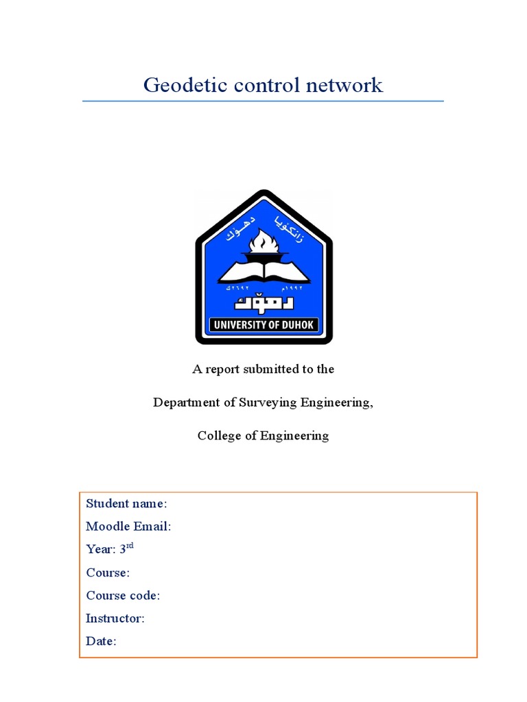 Geodotec Control Network | PDF | Geodesy | Surveying