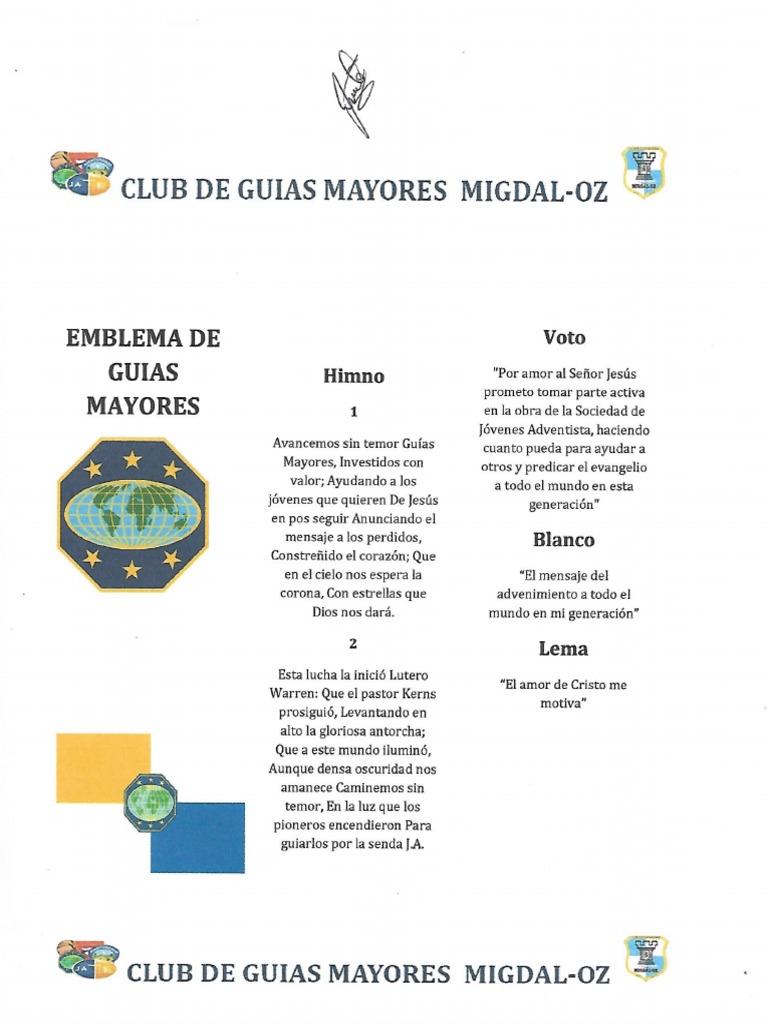 Emblemas de Guia Mayores PDF | PDF