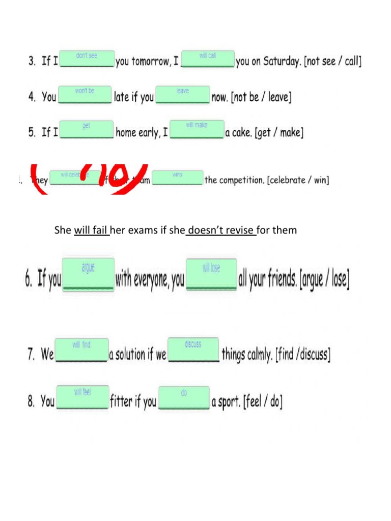 She Will Fail Her Exams If She Doesn't Revise For Them | PDF