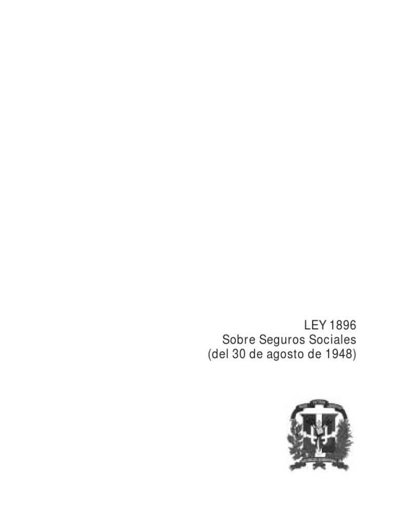 Ley de Seguros Sociales 1948 | PDF | Salario | Seguro