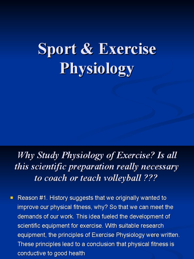 Sport & Exercise Physiology | PDF | Blood Pressure | Heart